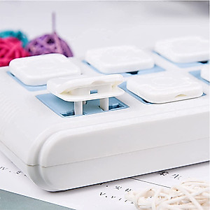 20PackWhite Outlet Covers with Hidden Pull Handle Baby Proofing Plug Covers 2-Prong and 3-Prong Electrical Outlet Cap, Safety Power Outlet Plug Covers,Protectors Kid Proof Outlet Cap