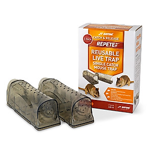 JT Eaton 400-M Repete Live Catch Mouse Traps, Humane No Kill Rodent Control