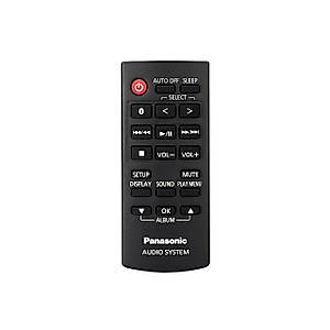 Panasonic RX-D550 Boombox - High Power Portable Stereo AM/FM Radio, Bluetooth, CD, with USB 110-240 Volt (Black)
