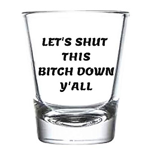 April's Got It Shot Glass -Funny Party Novelty- Instant Laughs |1.5 Ounce Cute Shot Glass Bold Black Print Birthday, Gag Gift , Bachelorette Party Accessory -Add Fun to Games - Women and Men