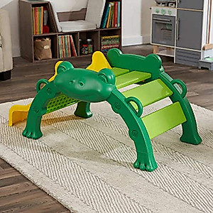 KidKraft Hop & Slide Frog Toddler Climber for Gross Motor Skills, Gift for Ages 1.5-3