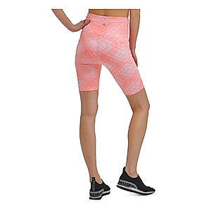 DKNY Sport Women's Shibori Bike Shorts (Atomic Shibori, Small)