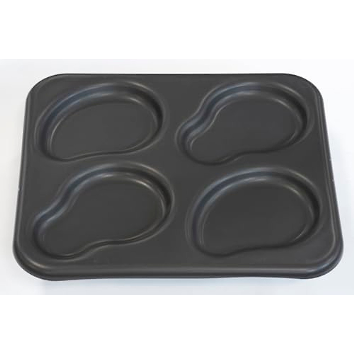 LloydPans Egg Pan, 9.5 x 11 Inch 4-Cavity Irregular Egg Pan, Pre-Seasoned PSTK