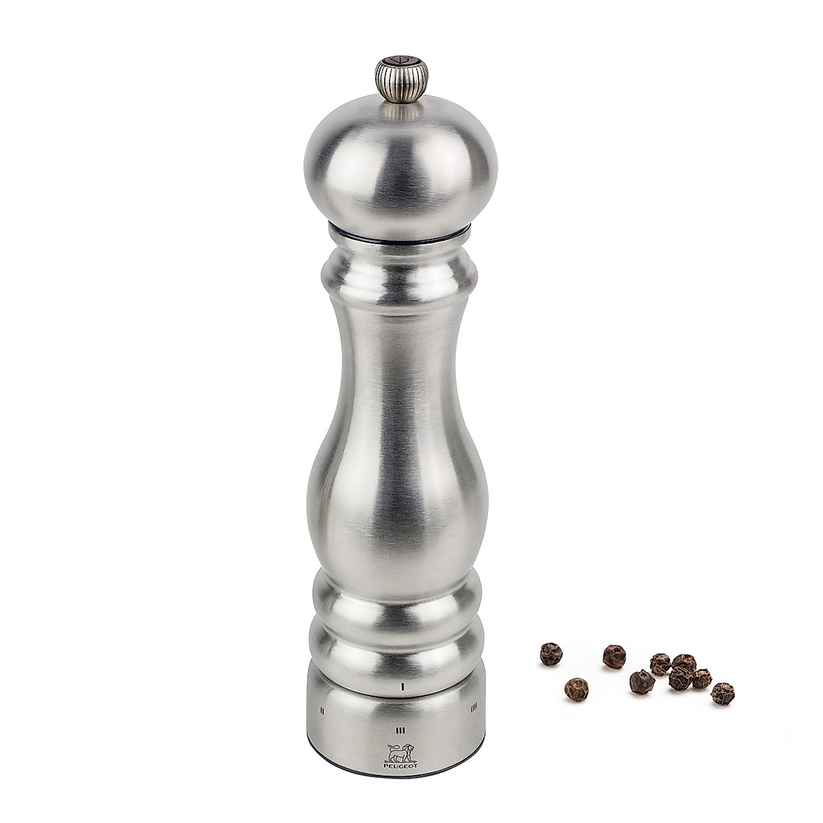 Peugeot - Paris Chef u'Select Manual Pepper Mill - Adjustable Grinder - Stainless Steel