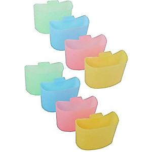 Set of 8 Tea Bag Holders that Hang Onto Your Cup! - Keeps Your Table Clean and Your Teabag Close! - Hangs Right on the Side of Your Cup! (8)