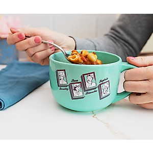 Silver Buffalo The Golden Girls Ceramic Soup Mug with Vented Lid | Holds 24 Ounces