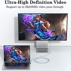 AuviPal 90 Degree Right Angle USB C Male to USB C Female Adapter 2 Pack, 40Gbps USB Type C Thunderbolt 4/3 Extender for MacBook Pro, iMac, iPad Pro, Tablet, Phones and Other Type C Devices