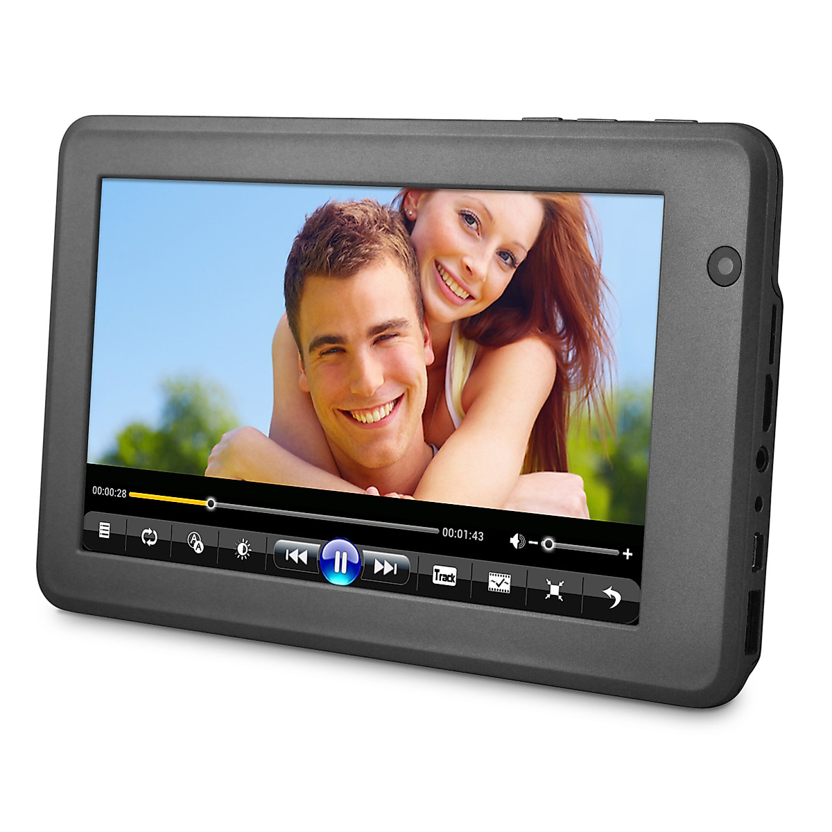 Ematic eGlide Steal 4GB 7" Capacitive Touch Screen Android Tablet - EGS001G