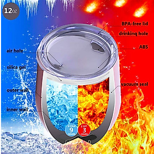 Tipit Drinkware Thank you for Being Awesome 12oz Stainless Steel Tumbler Thank you Gifts Funny Gifts for Women Coworker Gifts Boss Gifts Nanny Gifts Wine Gifts for Best Friends Wine Gifts