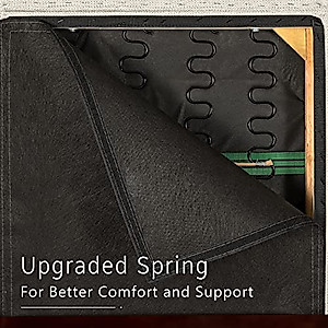 Okeysen Rocking Chair Nursery with Ottoman，Mid Century Modern Accent Chair with Upholstered Fabric, Rocker Glider Chair for Baby Nursery, Lounge Side Armchair Nursing Chair for Living Room Bedroom