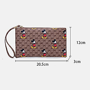 2023 The Newest Cute Cartoon Women's Wallet Long Clutch Bag, Largecapacity Zipper Ladies Wallet Card Case Mobile Phone Bag