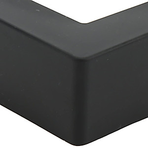 Furniture Corner Guard, Strong Adhesion Table Corner Protectors L Shape for Home (Black)