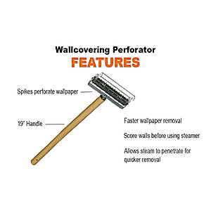 Warner Manufacturing Warner Tool 250 Wallcovering Perforator, Multicolor