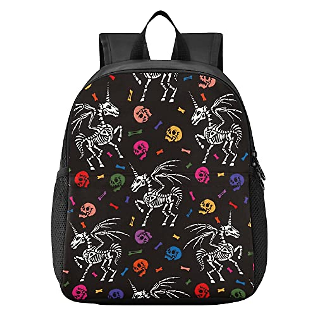 KFBE Unicorn Skull Skeleton Kids Backpack Preschool Toddler Bookbag for Girls Boys Kindergarten School Bags S 20812814