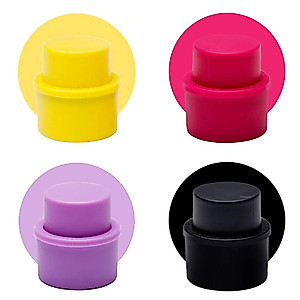 fengkengji Safe and Durable Bottle Pump Caps Bottle Stopper Pump Bottle Dispenser Cap Like A Wine Bottle Stopper,Drink Cap,Bottle Cap,Fizzy Sealer,Vacuum Soda Cap, Purple, one size