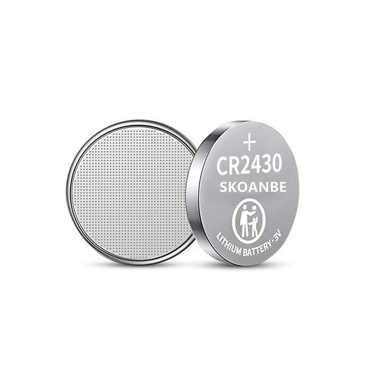 SKOANBE 5Pack CR2430 2430 ECR2430 3V Lithium Coin Battery