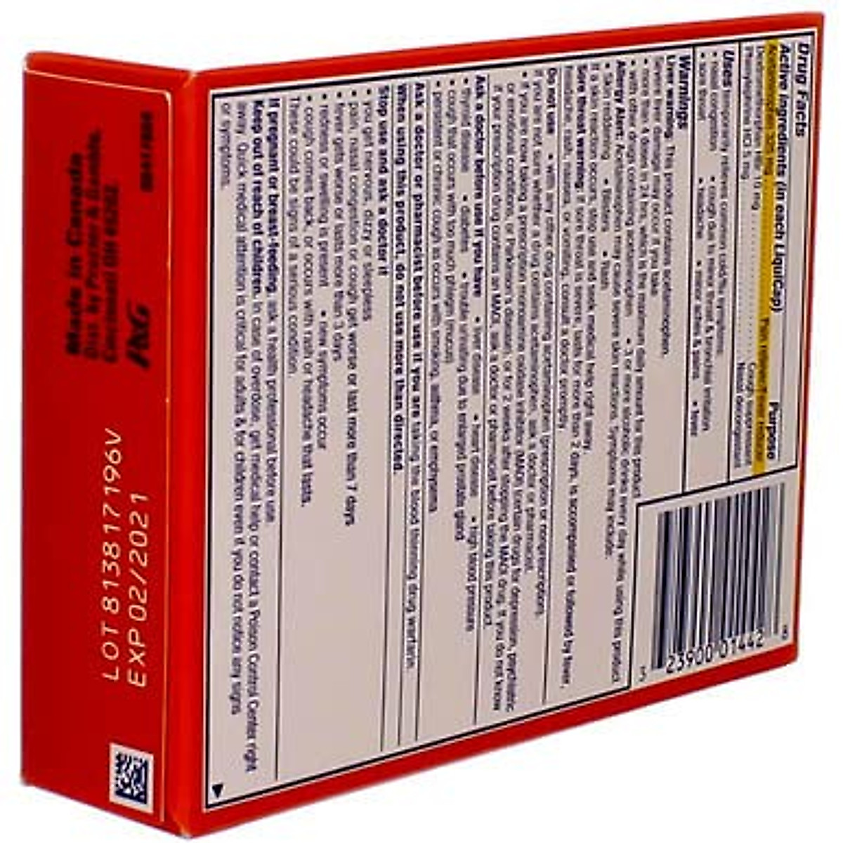 Vicks Vicks Dayquil Liquicaps, 16 Each (Pack of 2)