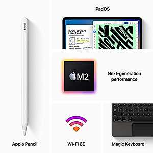 2022 Apple iPad Pro (12.9-inch, Wi-Fi, 256GB) - Space Gray (Renewed)