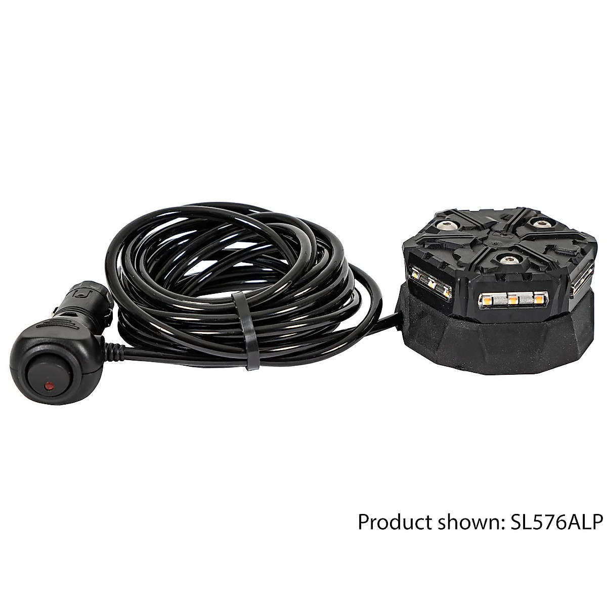 Buyers Products SL576ALP Class 2 LED Micro Beacon - Magnetic Mount with Auxiliary Plug