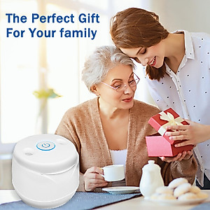 Ultrasonic Retainer Cleaner Machine - 45kHz Deep Cleaning for Dentures, Aligners, Mouth Guards, Whitening Trays, Toothbrush Heads, and Braces 200ML Portable Ultrasonic UV Retainer Cleaner for Dentures