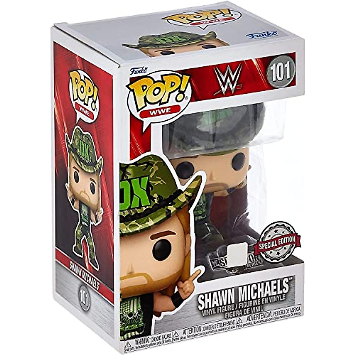 Funko Shawn Michaels D-Generation X Survivor Series '09 with Pin WWE Pop! Vinyl Figure - GameStop Exclusive