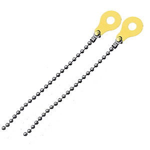 Arborea Cymbal Sizzler Chain 2Pcs Cymbal Hiss Sound Effect Adjustment Cymbal Chain For Ride, Crash, China, Drum Kits,Jazz Drum with No Rivets Required Sizzler Cymbal