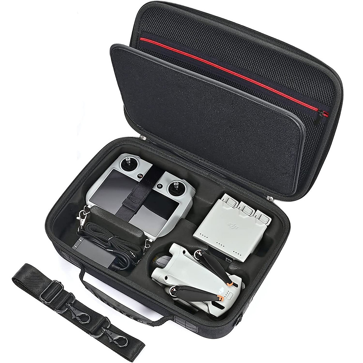 RAIACE Hard Travel Carrying Case Compatible with DJI Mini 3 Pro and its Accessories. (Case Only)