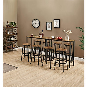 Ball & Cast HSA-2206 Bar Table, Rustic Brown