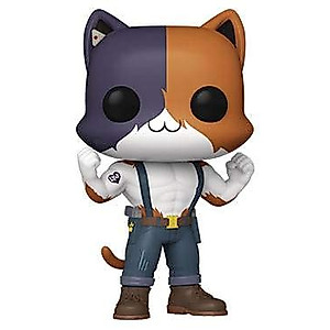 Funko Pop! Games: Fortnite - Meowscles (Bundled with Pop Box Protector Case)