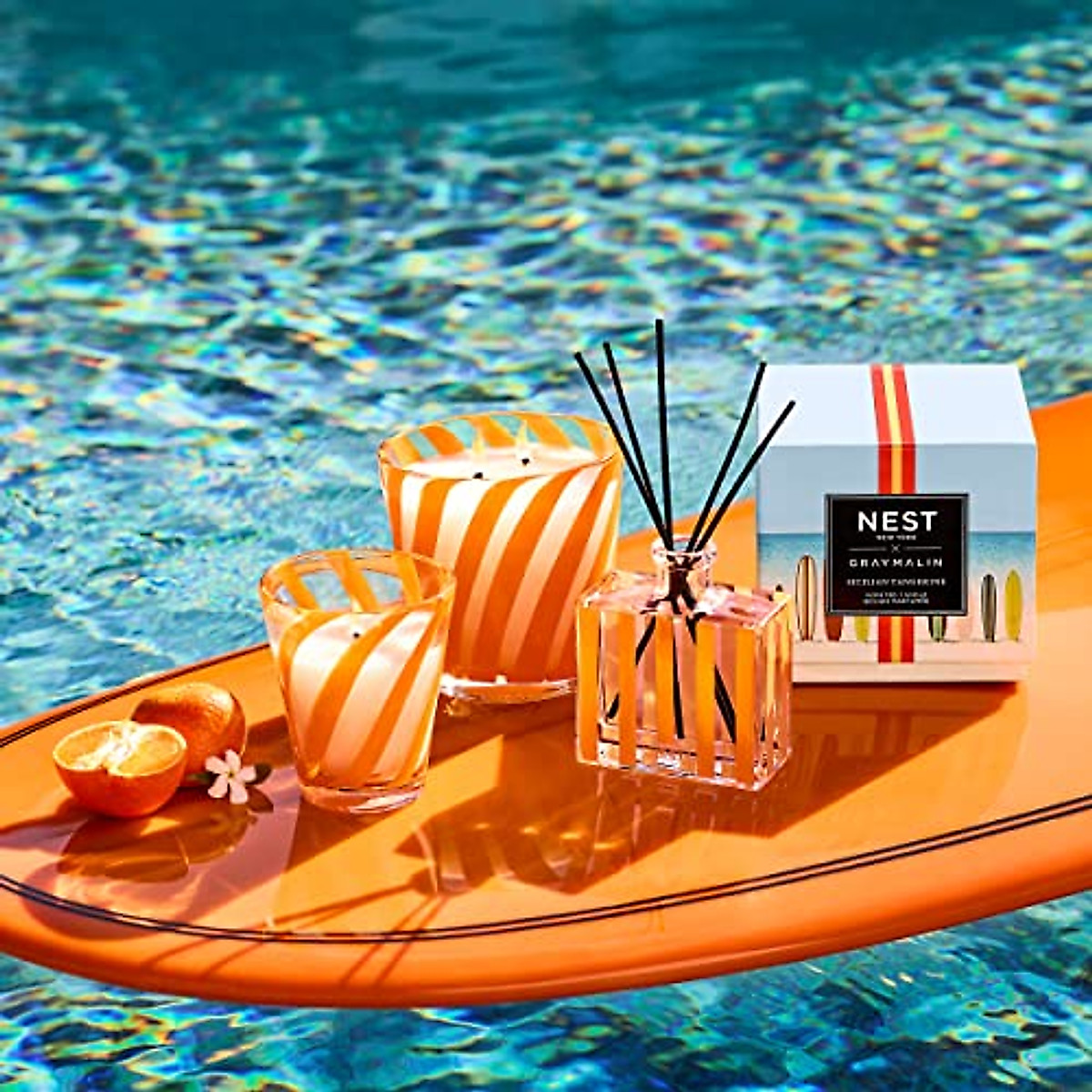 NEST Fragrances X Gray Malin Sicilian Tangerine Classic Candle, 7 Ounces