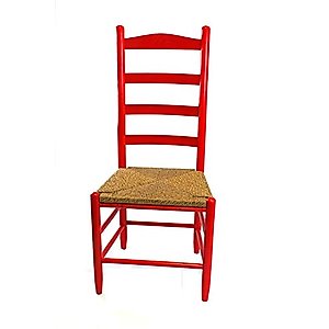 Dixie Seating Penrose Wood Ladderback Dining Chair No. 12W Red
