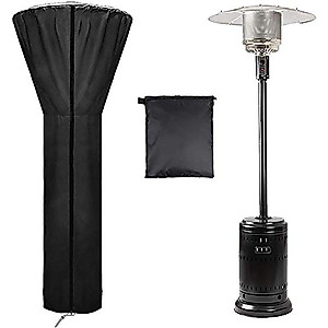 Patio Heater Cover Waterproof Upgraded Oxford Fabric with Zipper and Storage Bag,Standup Outdoor Heater Covers Has Dustproof,UV-Resistant,Wind-Resistant,Features 89'' x 34" x 19" 36 Months of use