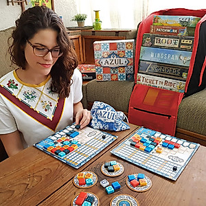 GeekOn SpacePak Board Game Backpack - A Large Capacity, Flat Folding Game Bag to Safely Transport Your Games