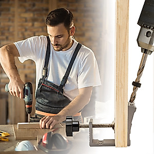 Pocket Hole Jig Kit Woodworking Punch Tool All-Matel Pocket Drill Hole Jig with Joint Angle Guide Tool