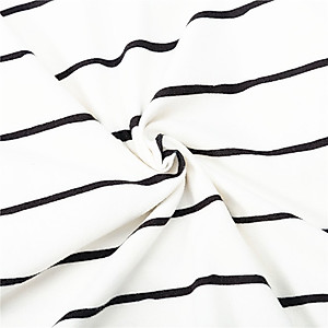 Arnzion Car Seat Cover Baby – Multi-use Nursing Cover-Up for Breastfeeding, Carseat Canopy Cover, Stretchy Infant Stroller Covers for Boys and Girls (White with Black Stripes)