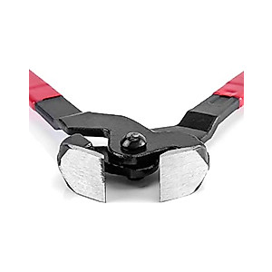 QWORK Hoof Nipper, 14" Heavy Duty Farrier Nippers with Plastic Grip, 1 Pack