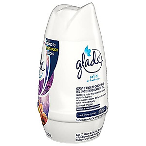 Glade Solid Air Freshener, Deodorizer for Home and Bathroom, Lavender & Peach Blossom, 6 Oz