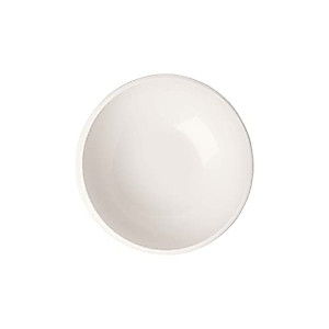 Villeroy & Boch NewMoon Round S, Stylish Bowl for Soups and Crisp Salads, Premium Porcelain, White, Dishwasher Safe