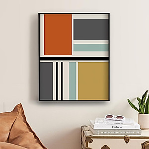 Mid-century modern poster wall art prints decor aesthetic housewarming gift for men oversized artwork (8x10" Print)