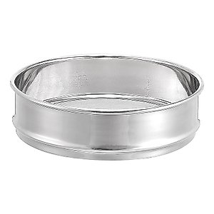 PATIKIL 80 Mesh Lab Sieve, 8" Diameter Test Sieve 304 Stainless Steel Wire Cloth (0.2mm) for Industrial Laboratory