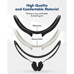 KIWI design VR Facial Interface Bracket for Valve Index & VR Cable Management for VR Link Cable, 6 Packs