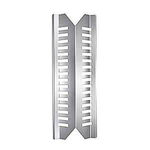 DcYourHome Grill Heat Plate Replacement for Select Broil-Mate 24025HNT 30030HNT and Master Forge 30030MSF, Stainless Steel Heat Tent Shield Plate for Select Fiesta Gas Grills
