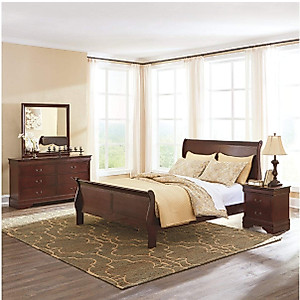 Signature Design by Ashley Alisdair Traditional 6 Drawer Dresser, Dark Brown