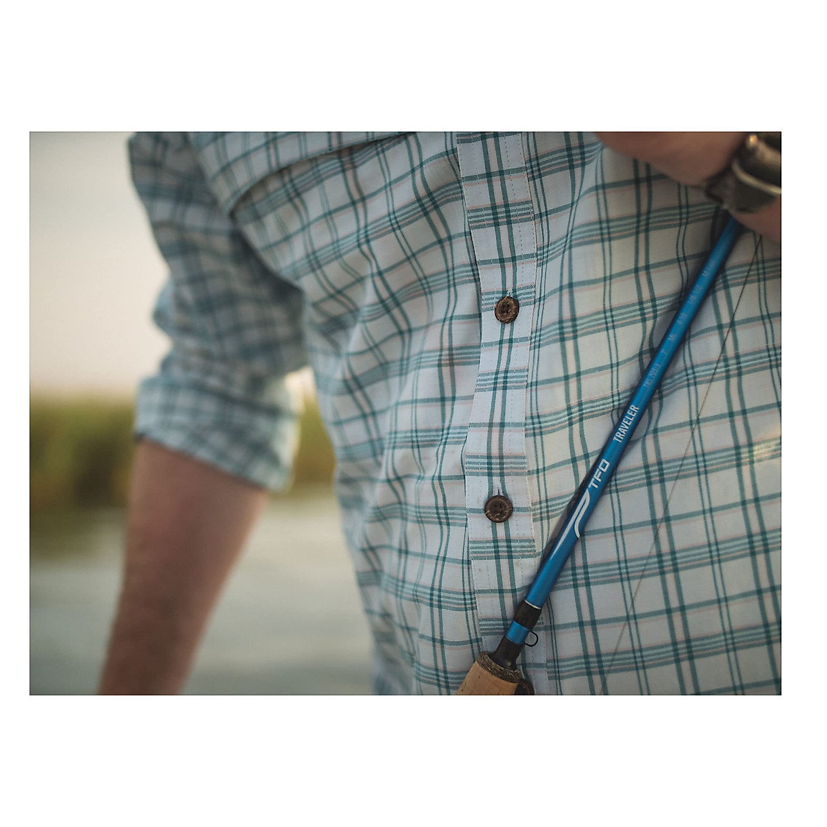 Temple Fork Outfitters TFO 3-Piece Angler Fast Action Freshwater/Saltwater Fishing Spinning Rods, 7ft H 3pc