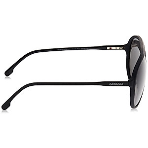 Carrera Modern Pilot Sunglasses, Black/Grey Shaded, 61
