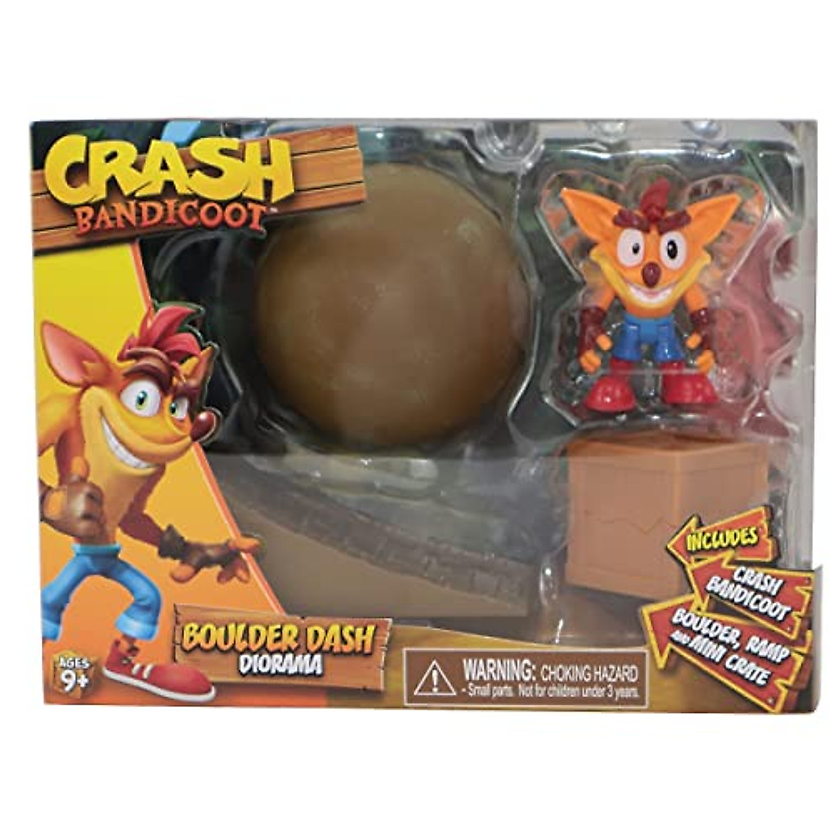 CRASH BANDICOOT 2.5” Boulder Dash Diorama