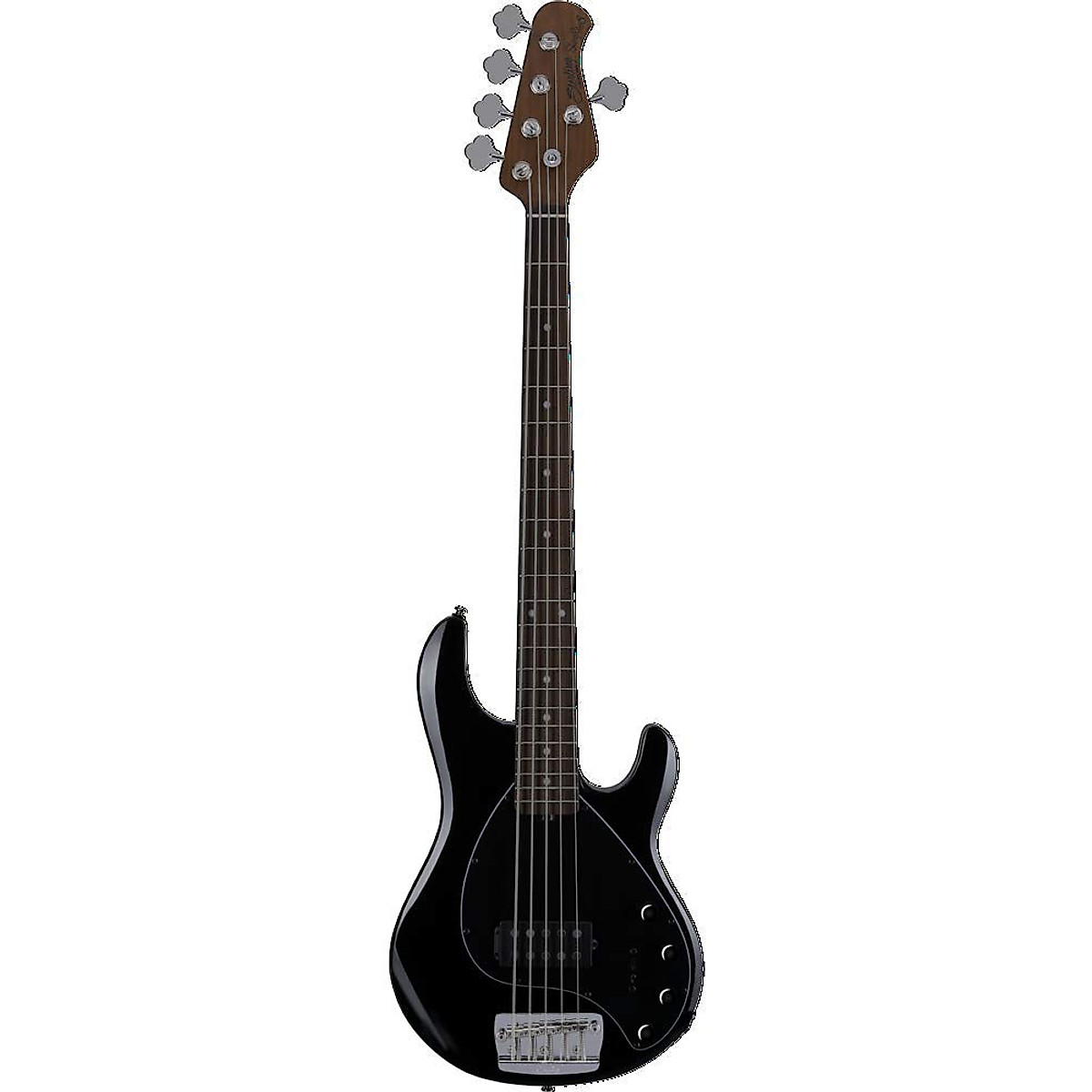 Sterling By MusicMan 5 String Bass Guitar, Right, Black (RAY35-BK-R2)