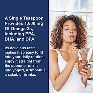 Carlson - The Very Finest Fish Oil, 1600 mg Omega-3s, Liquid Supplement, Norwegian, Wild-Caught, Sustainably Sourced , Lemon, 16.9 Fl Oz