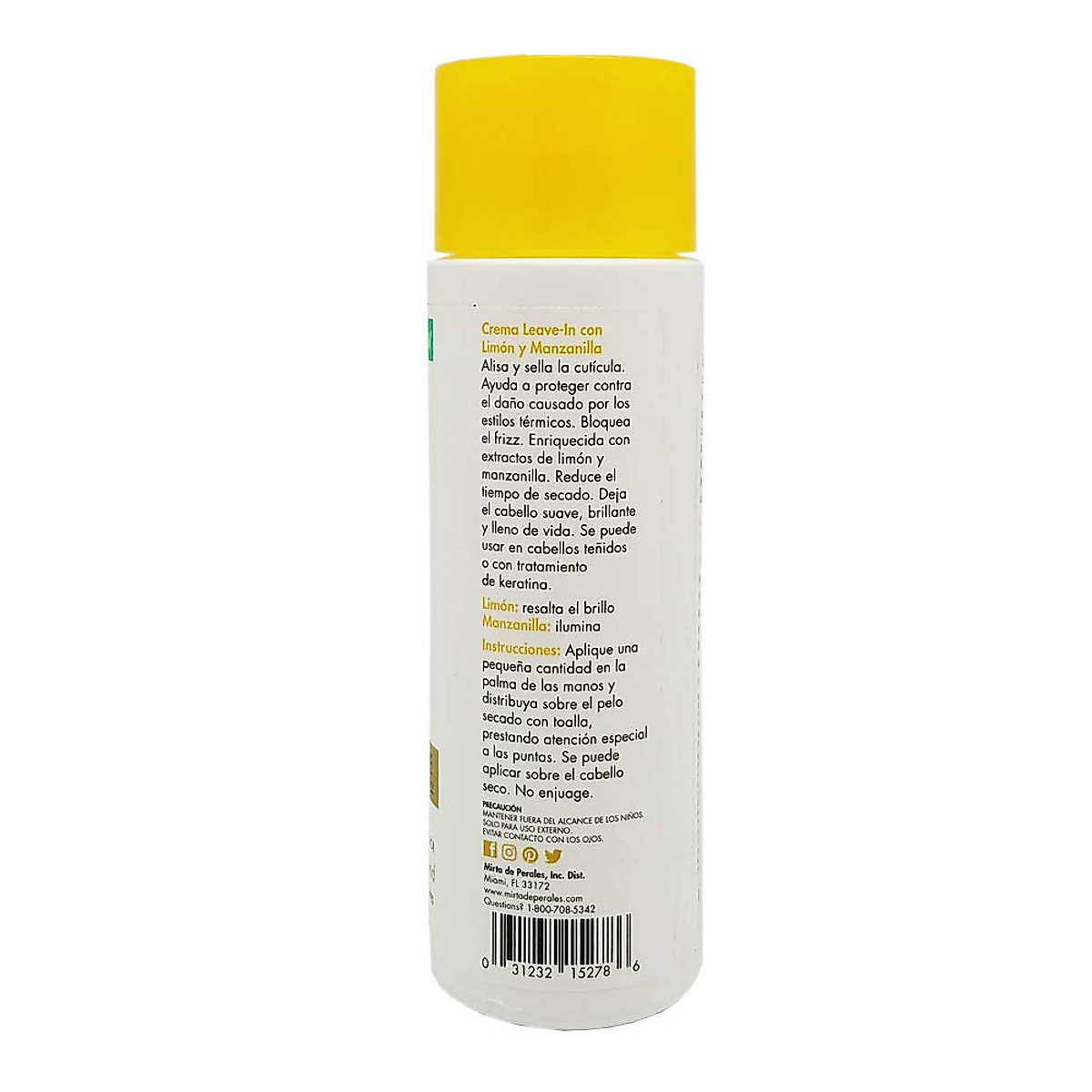 Mirta de Perales Lemon & Chamomile Shampoo + Conditioner + Leave-in Cream "Set"