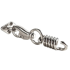 Ultra Strong Hammock Chair Hanging Kit by Amerigo - 600 LB Capacity Hammock Hooks Heavy Duty - Stainless Steel Hammock Hardware Spring, Swivel Hook, Ceiling Hammock Mount + 4 Screws - Hammock Hanger